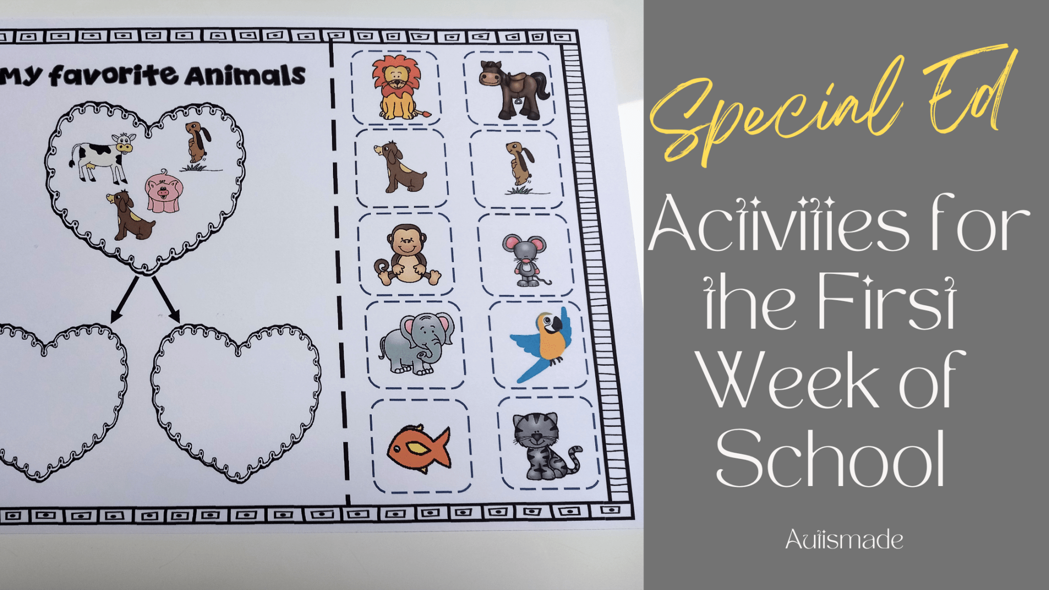 Fun Activities and Resources for Back to School – Autismade