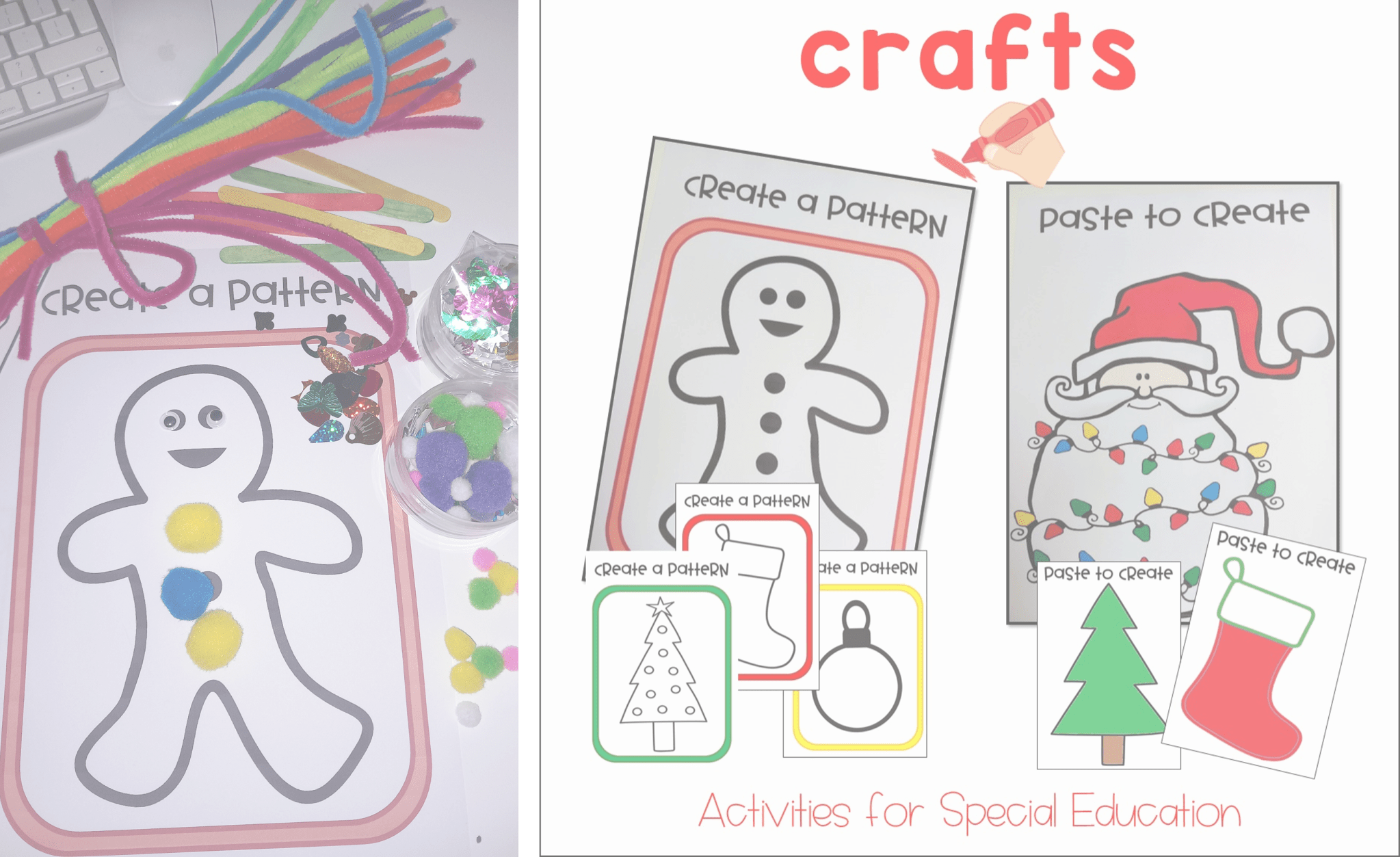 Christmas Center Activities for Special Ed – Autismade