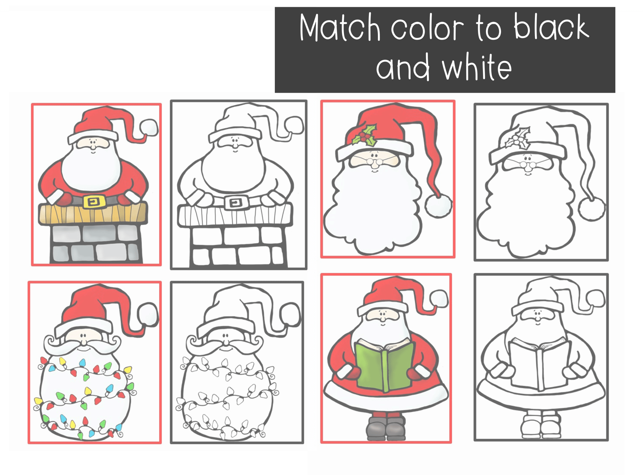 Christmas Center Activities for Special Ed – Autismade