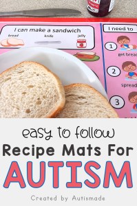 Support Hands-On Learning with Visual Recipe Mats! – Autismade