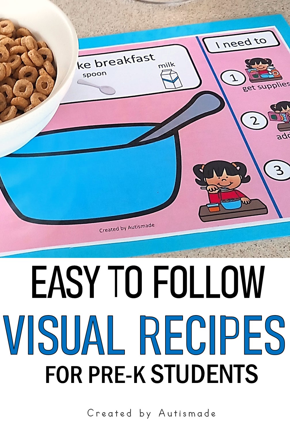 Support Hands-On Learning with Visual Recipe Mats! – Autismade